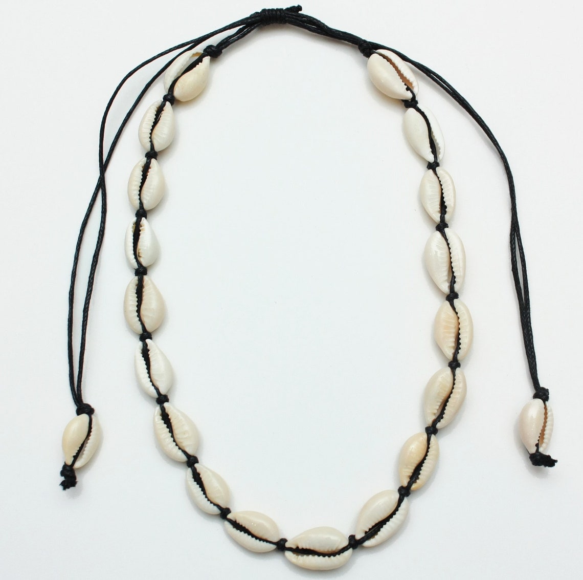 Cowry Shell Choker Necklace Handmade in Bali Adjustable Pull - Etsy