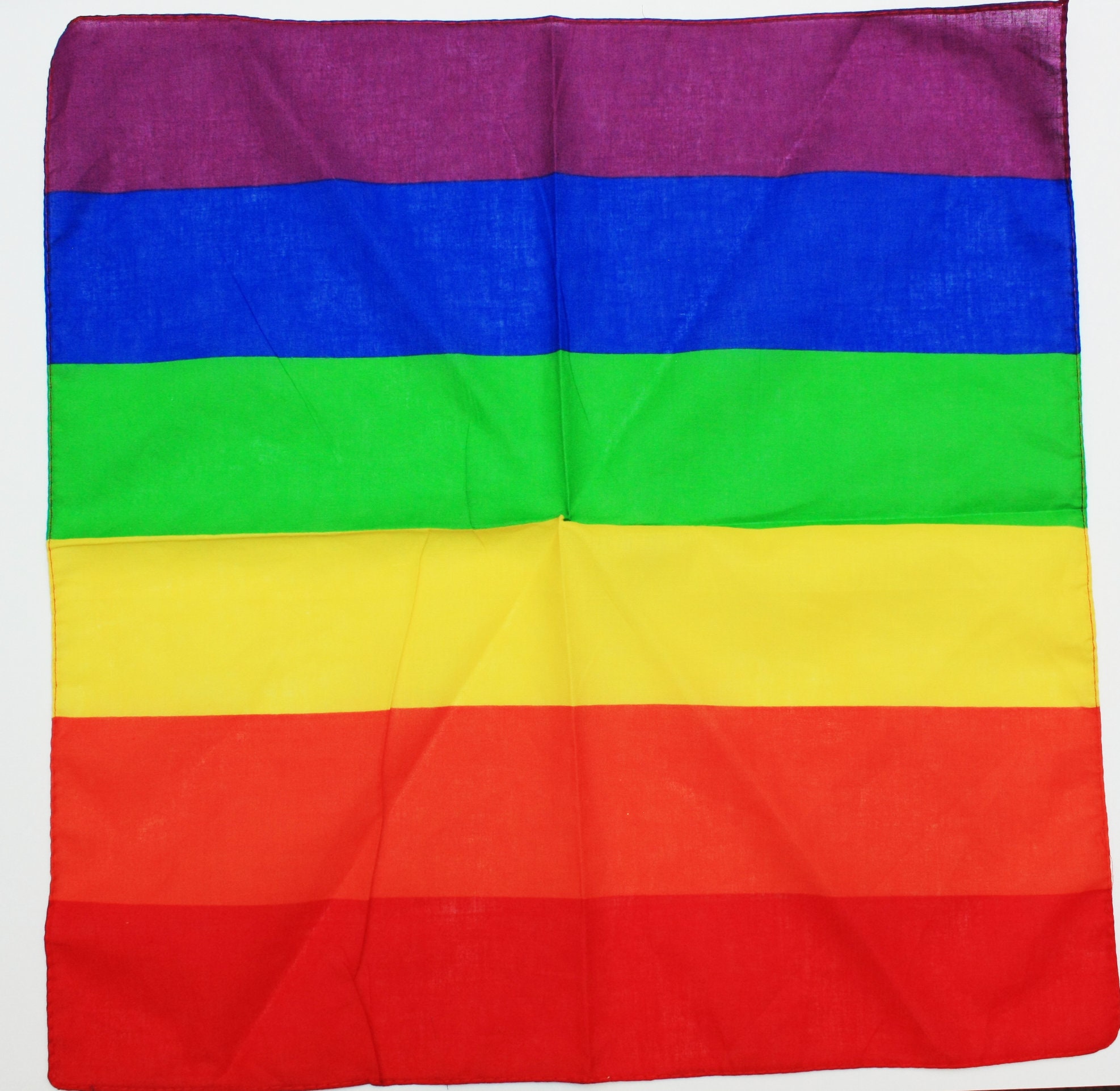 3 PACK Rainbow Pride Cotton Bandana 100% Cotton 22 | Etsy