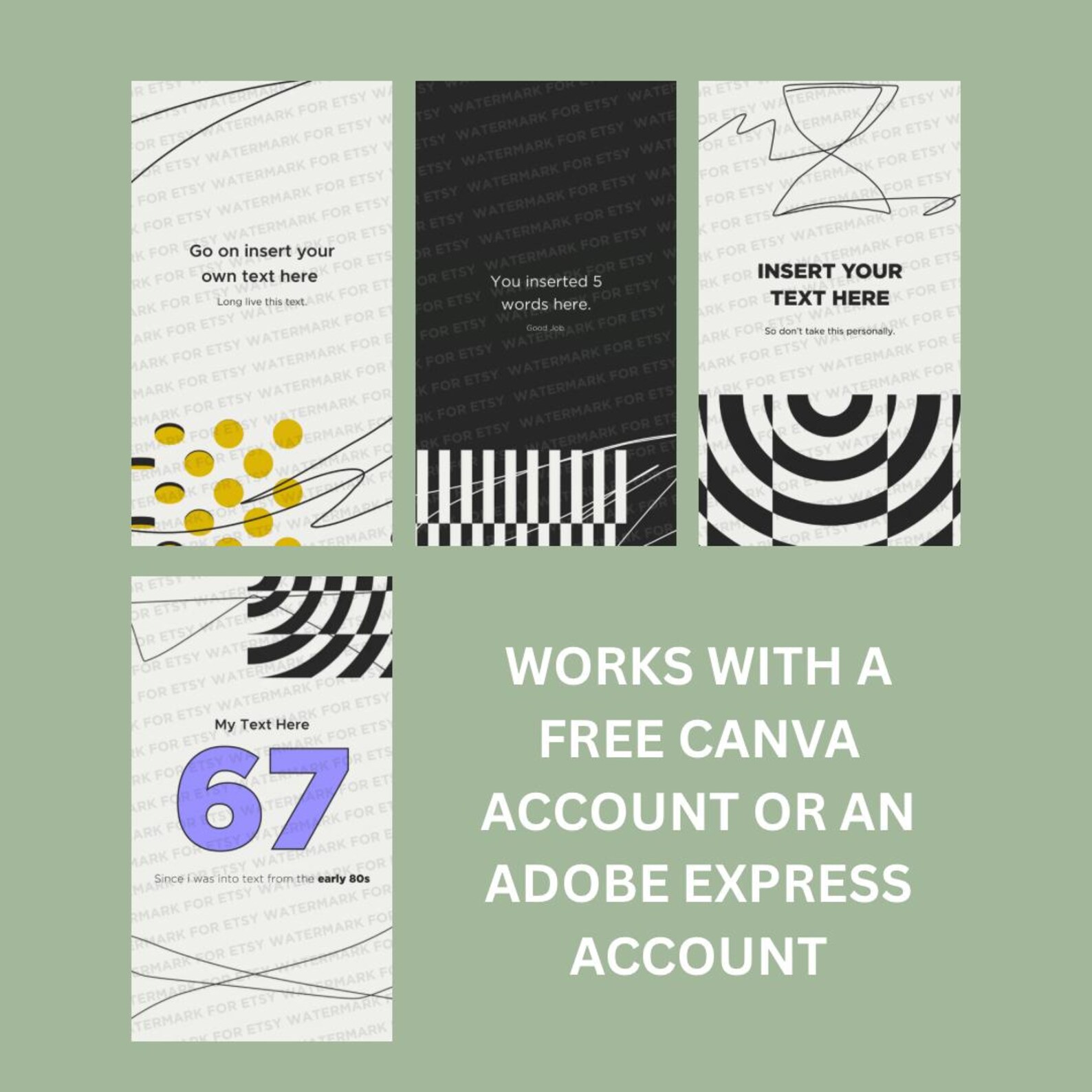 Spotify Wrapped 2025 Editable Template - Etsy