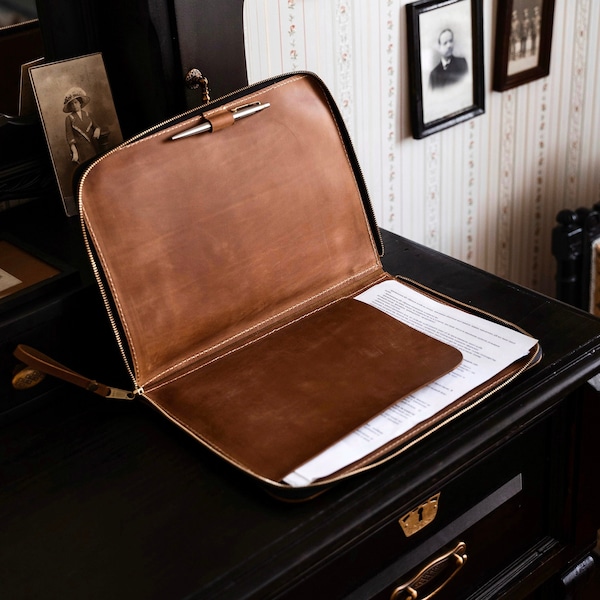 Leather Folder - Etsy