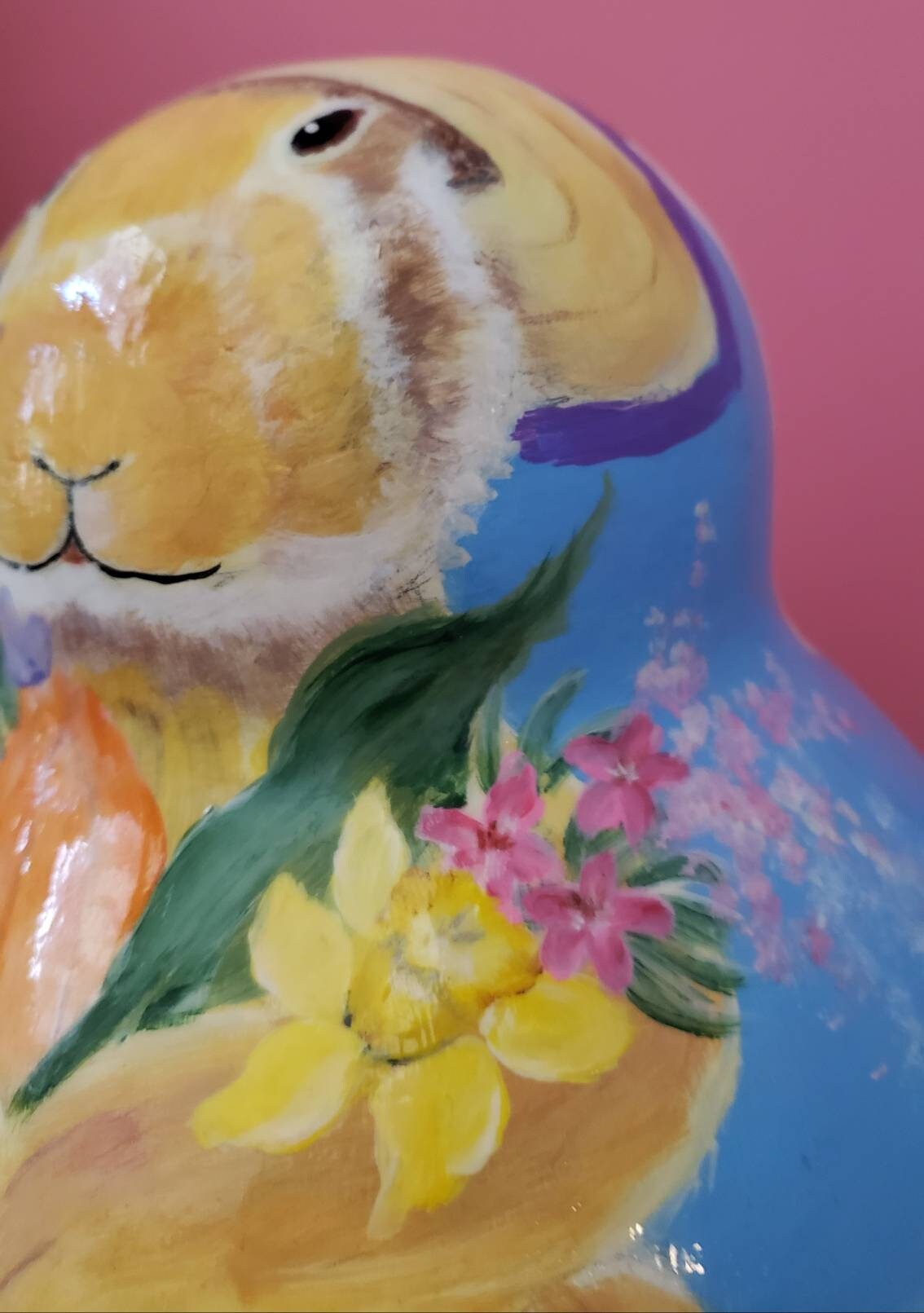Hand Painted Acrylic Gourd - Etsy