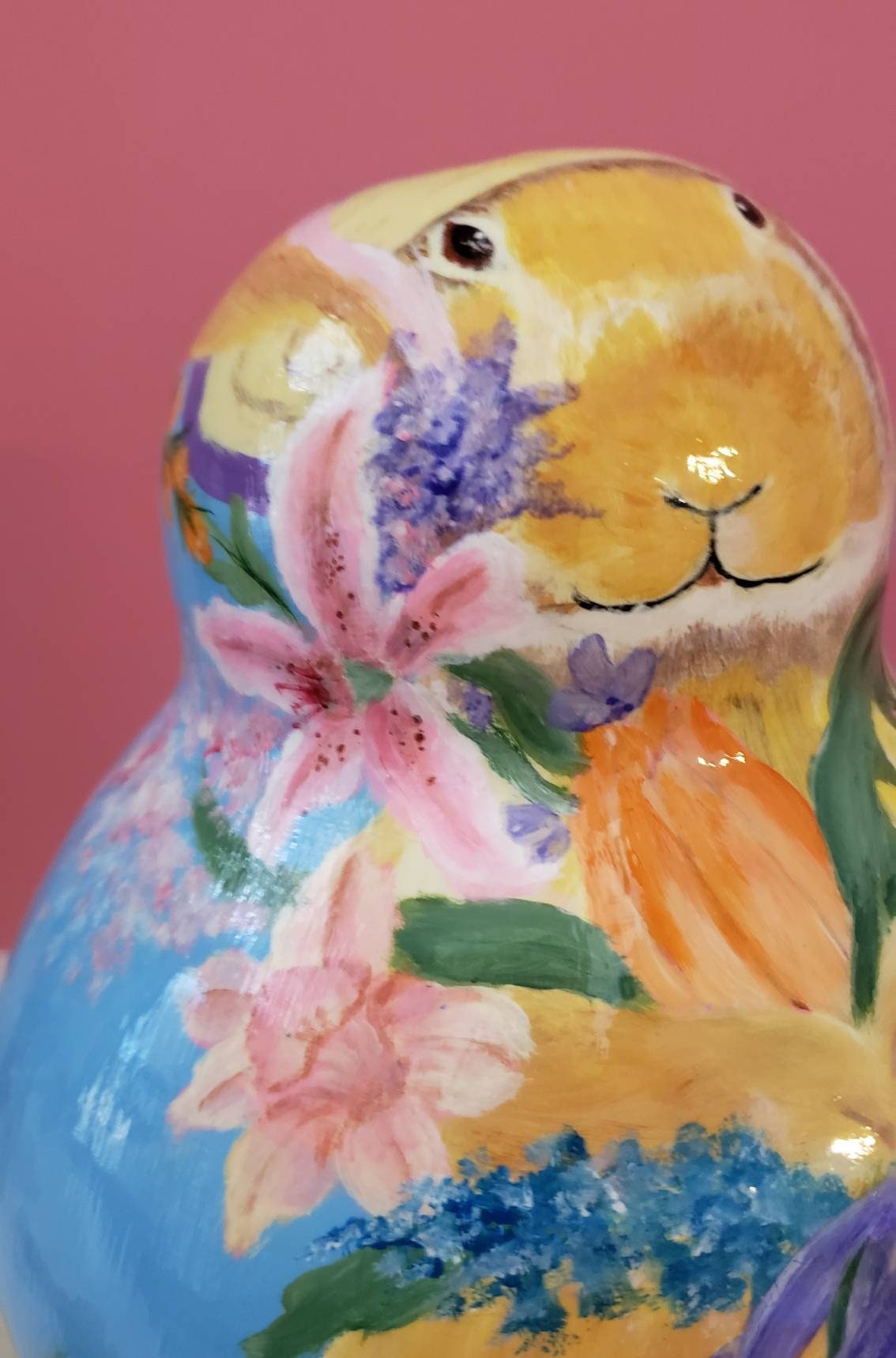 Hand Painted Acrylic Gourd - Etsy