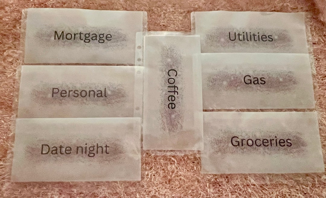 7 Laminated Envelopes Binder Not Included - Etsy