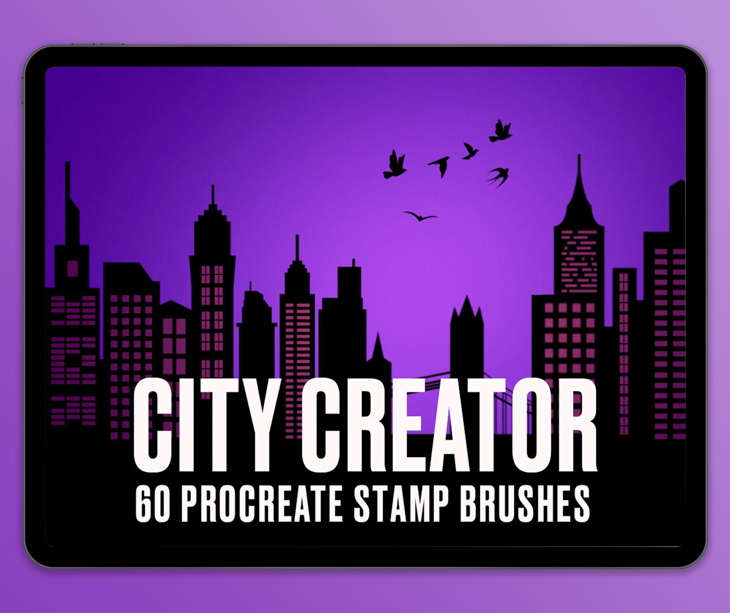 Cityscape Silhouette Brushes