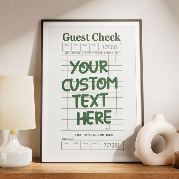 Personalized Poster - Etsy