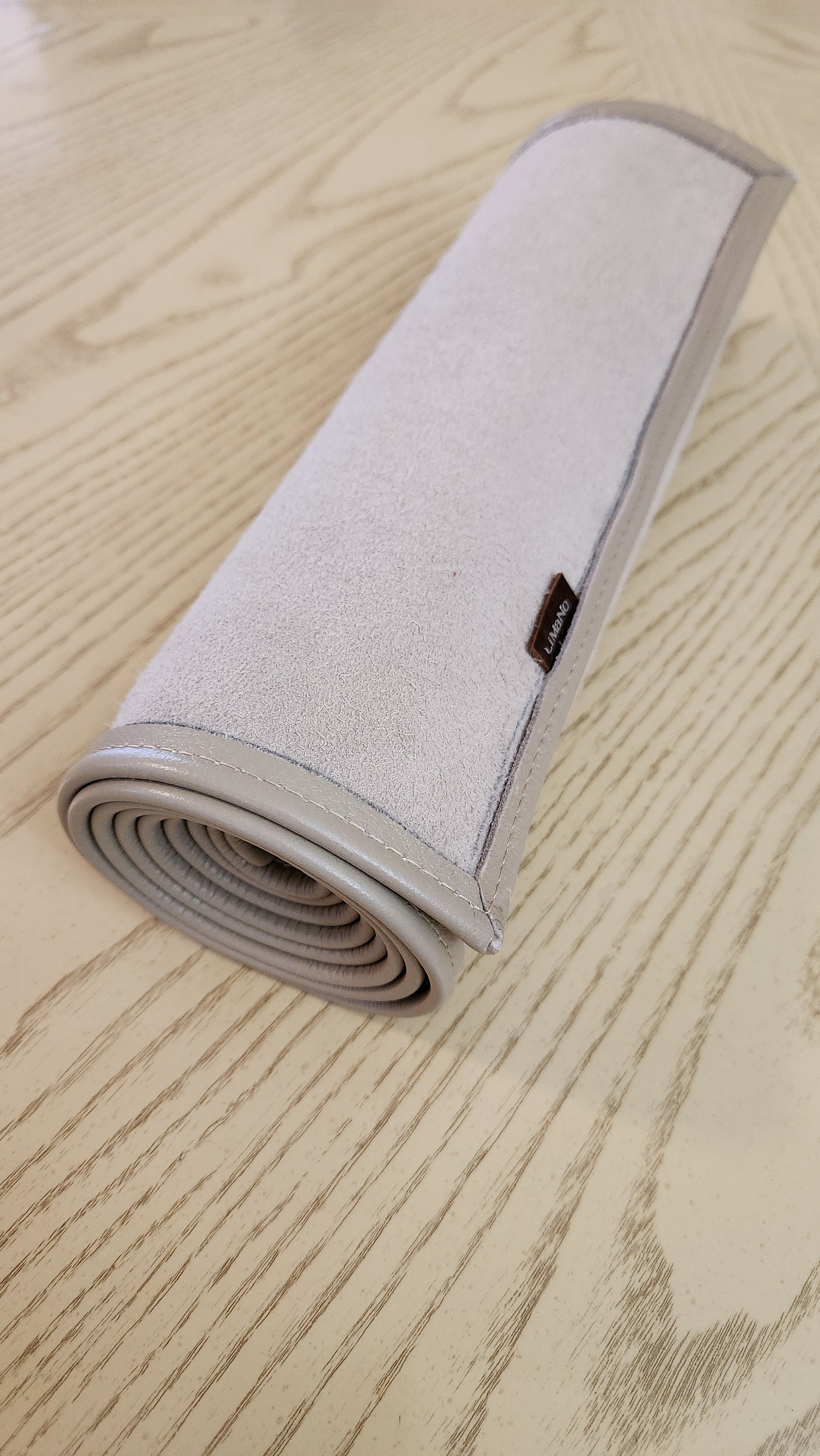Genuine Leather Table Runner by Limano 12 X60 Color is Taupe Year Round ...