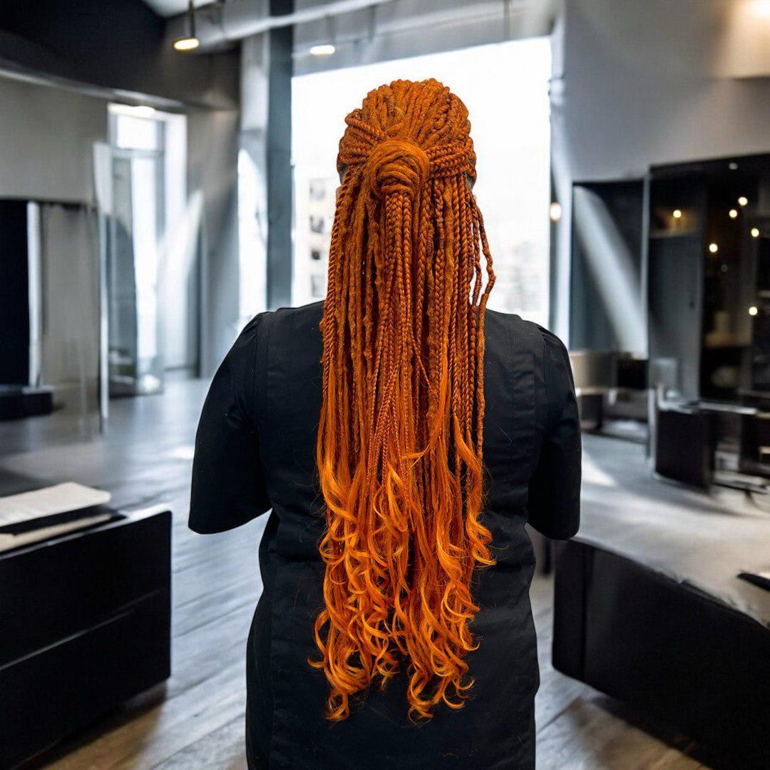 Extensions Bronze, Red, Ginger Dreads. Double, Single Red Dreads of ...