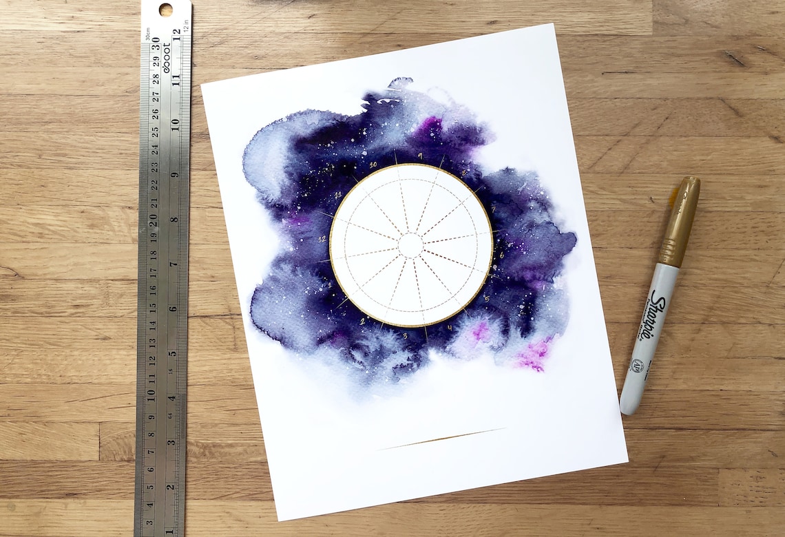 DIY Personalized Birth Chart: A Great Last Minute Custom - Etsy
