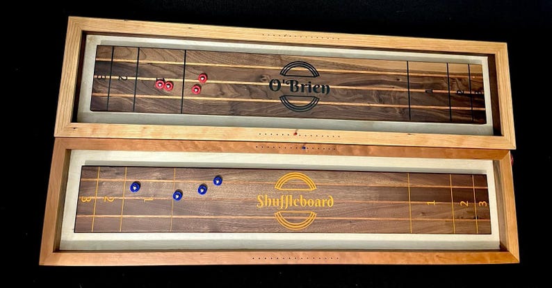 Wooden Tabletop Shuffleboard - Etsy