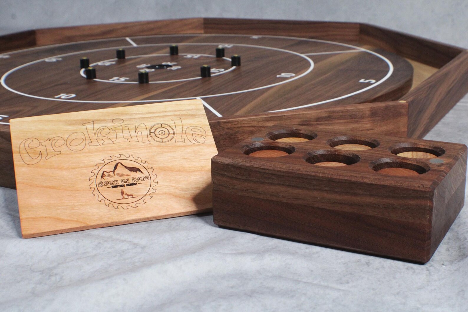 Handcrafted Wooden Crokinole Board With a Smooth Finish for Precise ...