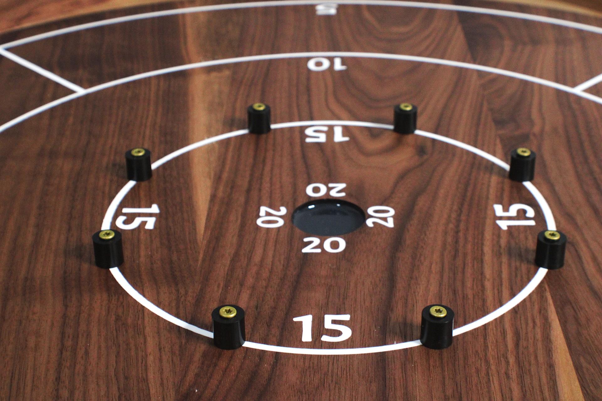 Handcrafted Wooden Crokinole Board With a Smooth Finish for Precise ...