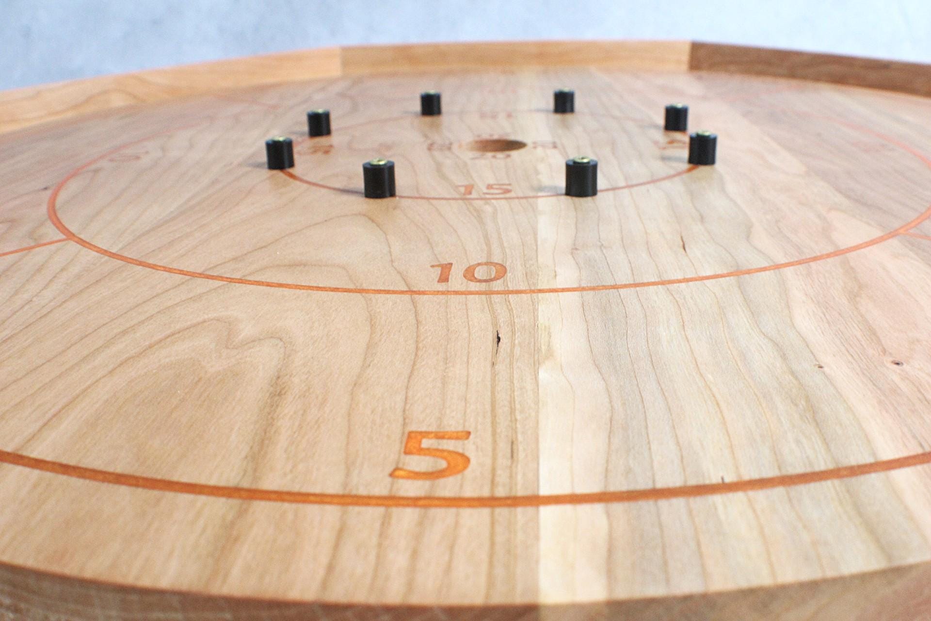 Handcrafted Wooden Crokinole Board With a Smooth Finish for Precise ...