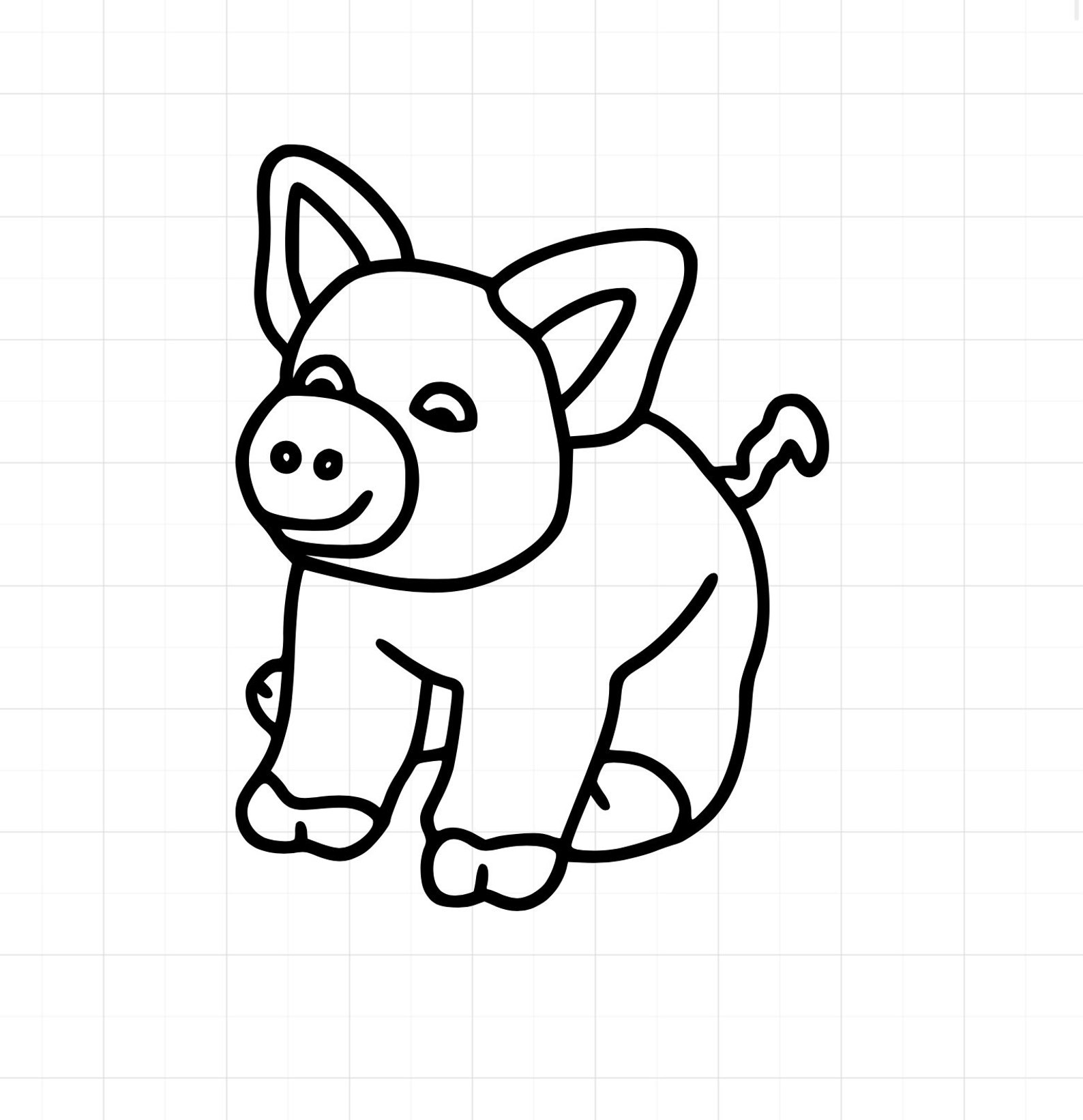 Pig Svg - Etsy