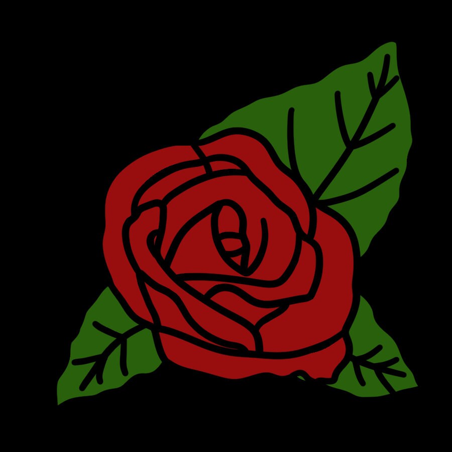 Rose Svg - Etsy