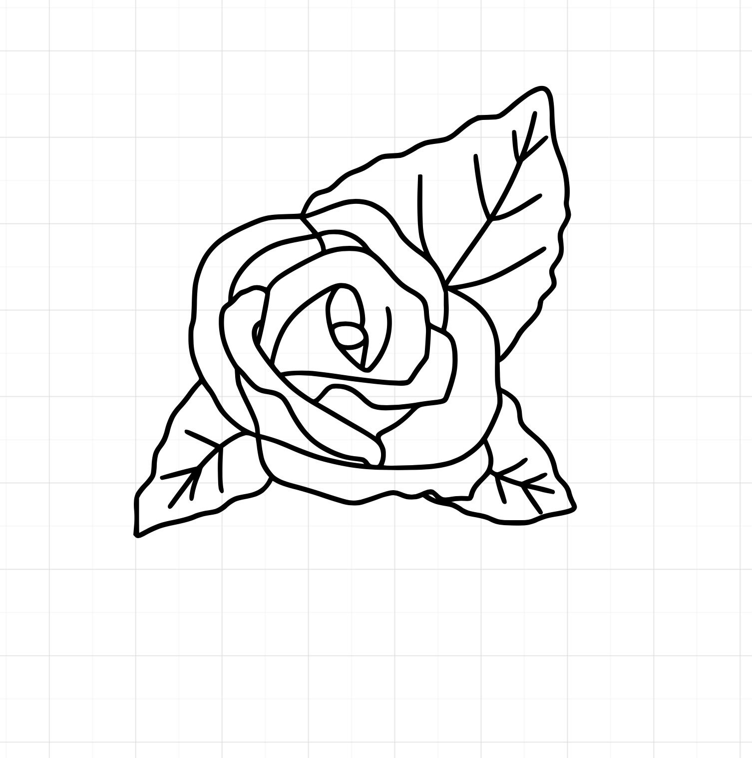 Rose Svg - Etsy