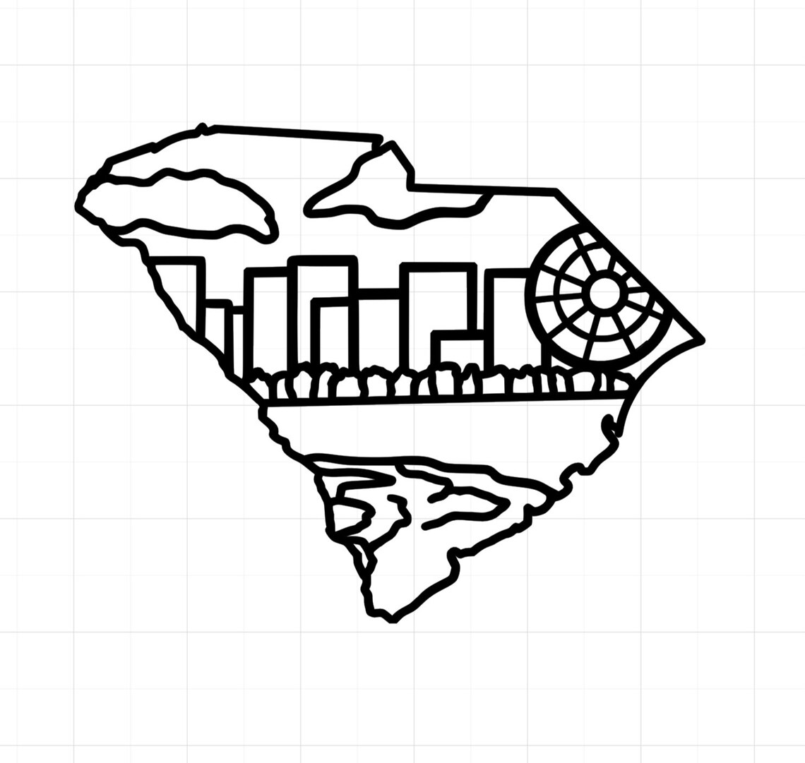 South Carolina SVG - Etsy