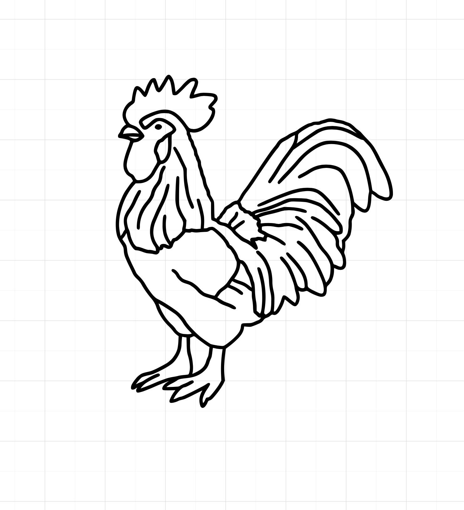 Rooster Svg - Etsy