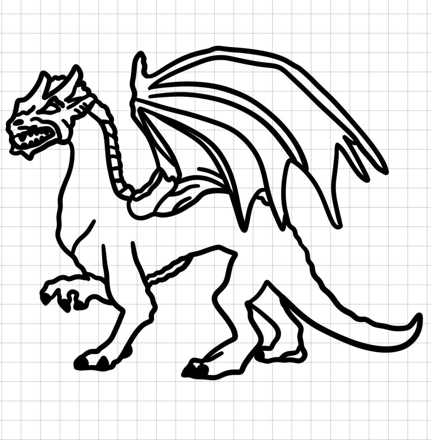 Dragon SVG - Etsy