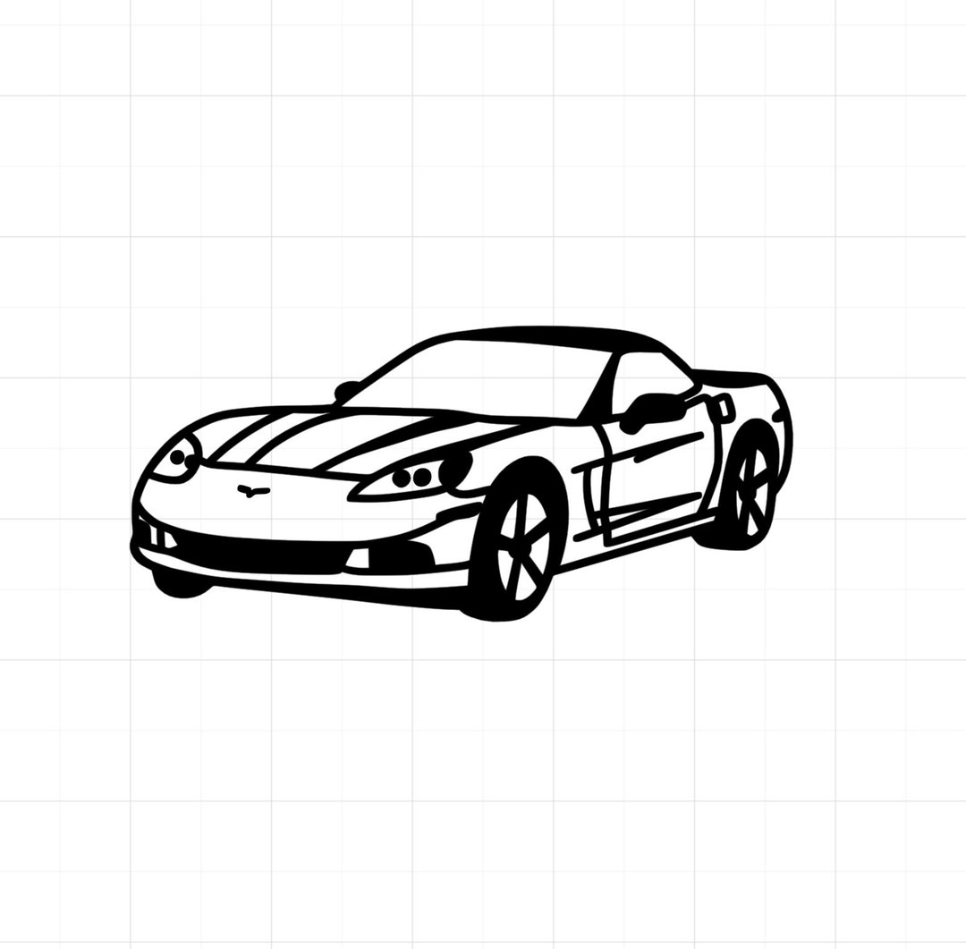 Corvette 2010 Svg - Etsy