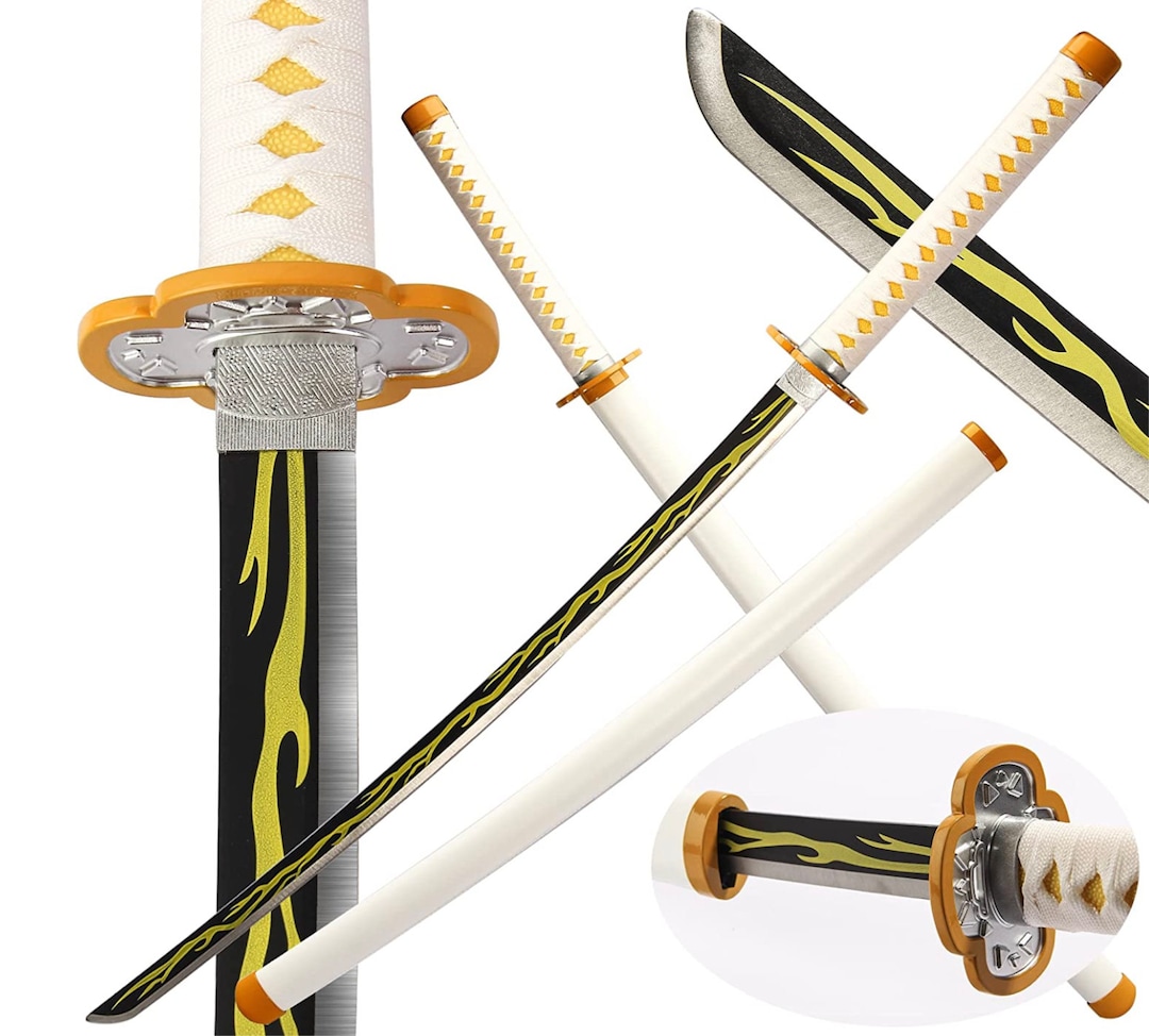 Zenitsu Stainless Steel Metal Sword - Etsy