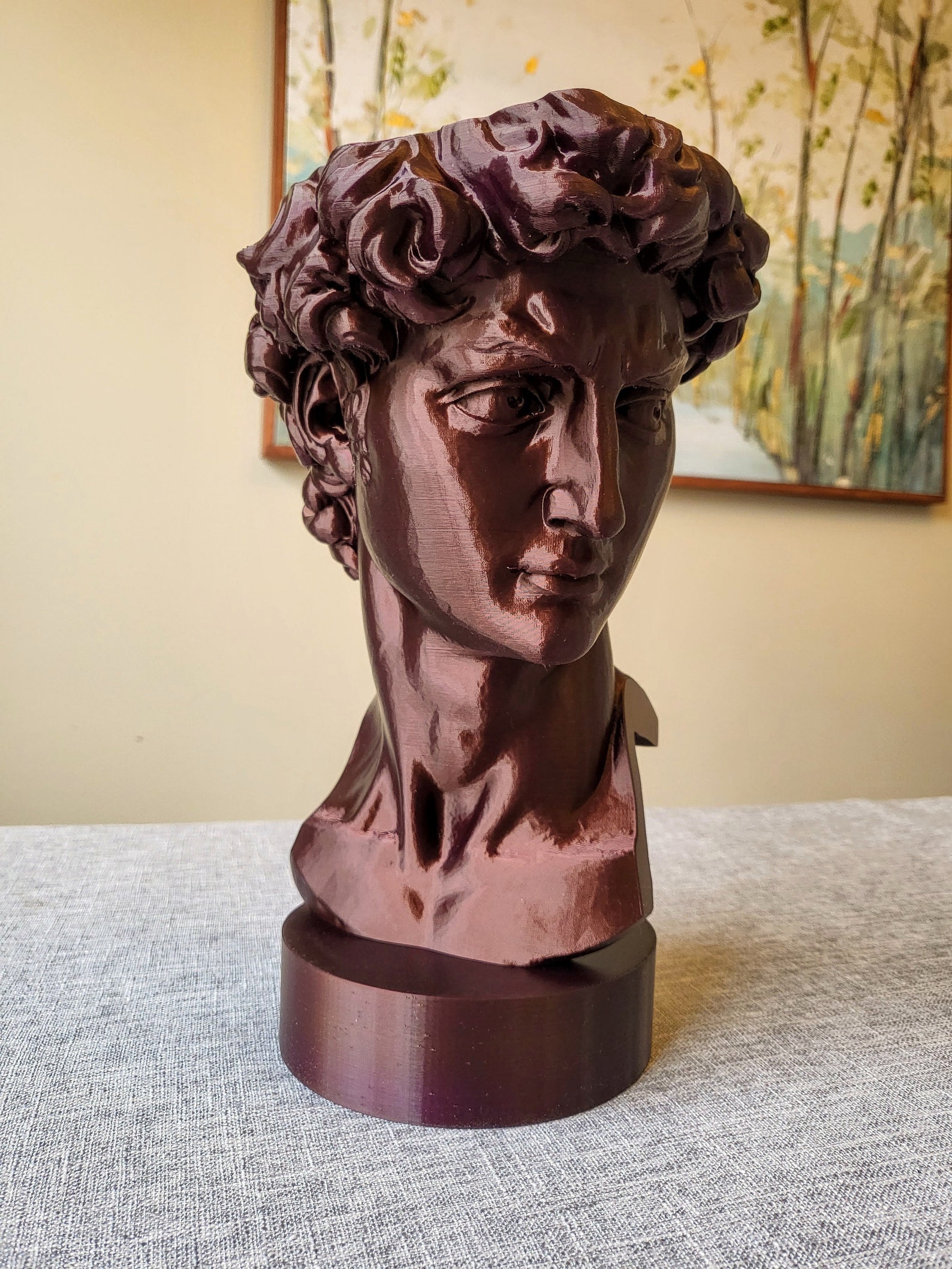 David Bust Planter Pot for Plants Greek Heroic Male - Etsy