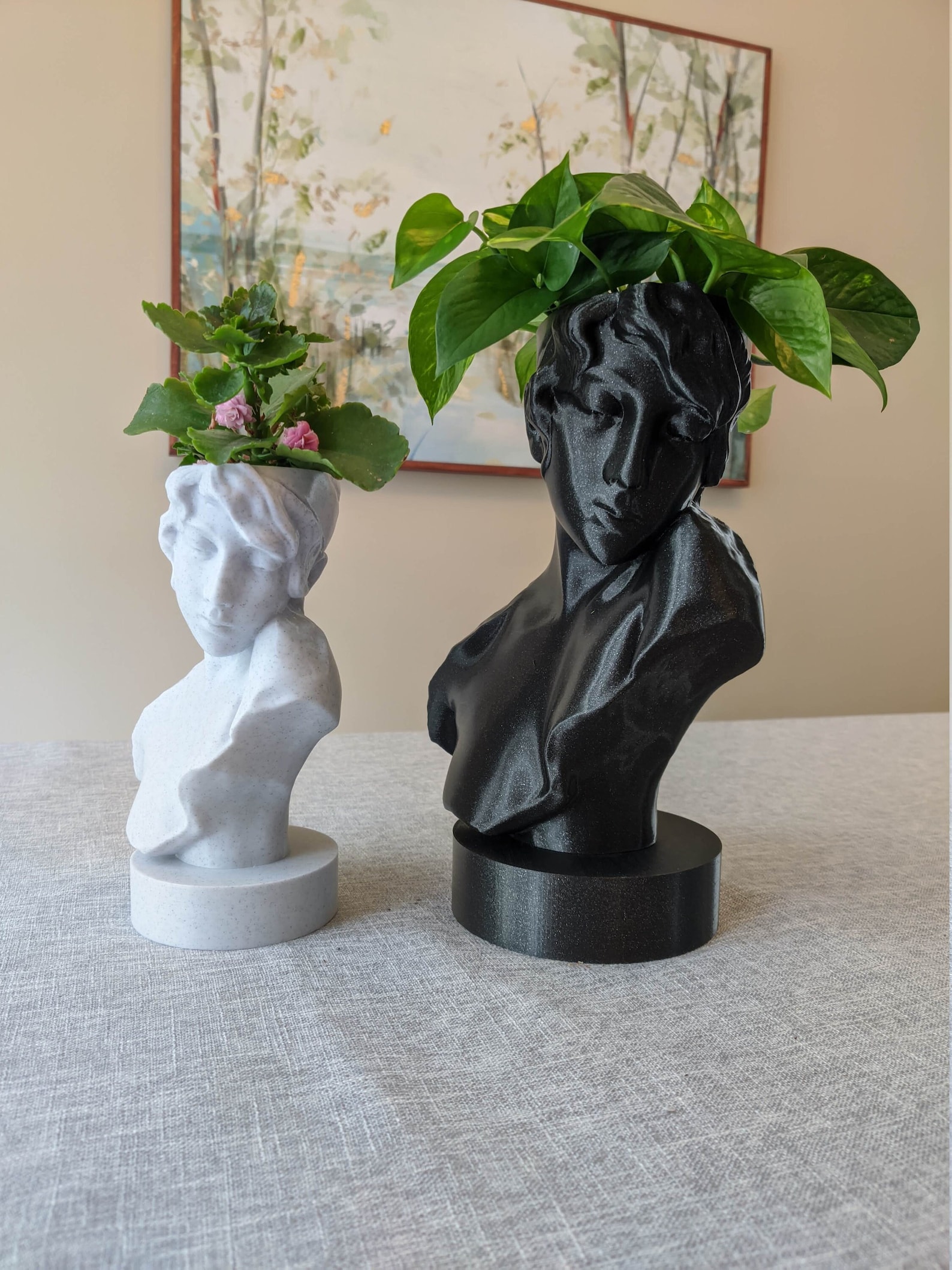 Sappho Bust Planter Pot for Plants Greek Goddess - Etsy