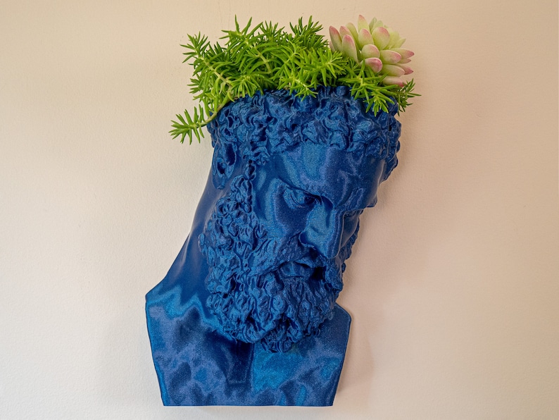 Hercules Wall Planter Pot Farnese Hercules Wall Face Planter - Etsy