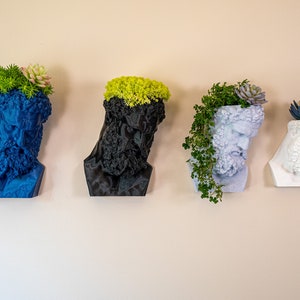 Hercules Wall Planter Pot | Farnese Hercules Wall Face Planter Pot ...