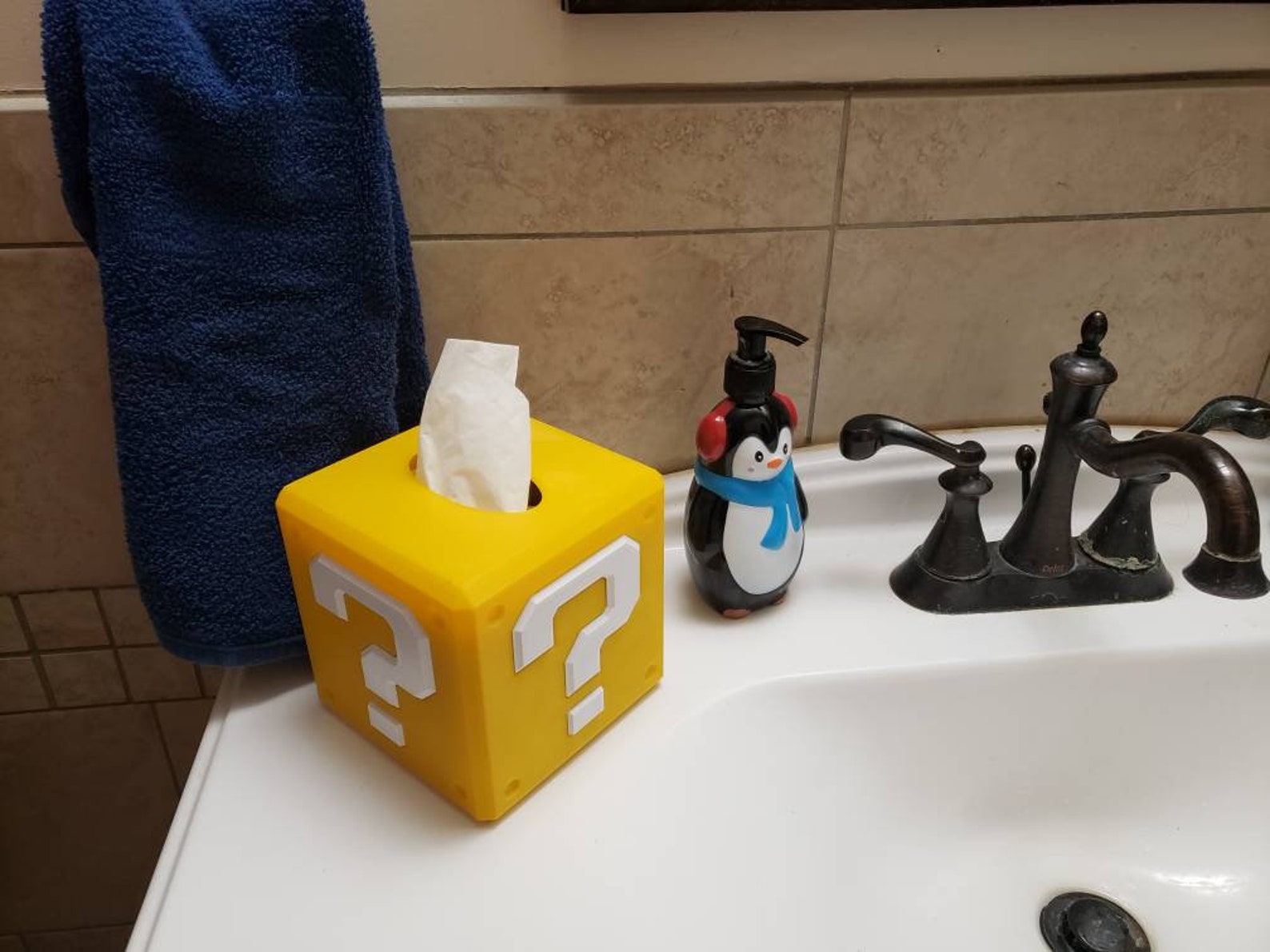 Gamer Tissue Box / Toilet Paper Covers / Question Mark / Pipe / Brick ...