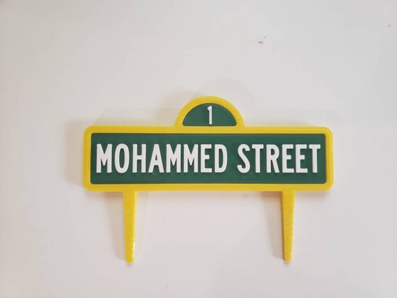 Street Sign 3 Sizes Birthday Cake Topper Only Happy - Etsy