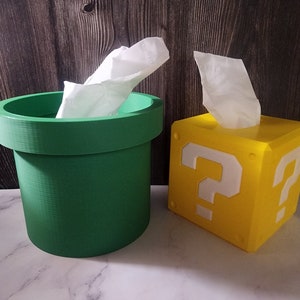Gamer Tissue Box / Toilet Paper Covers / Question Mark / Pipe / Brick ...