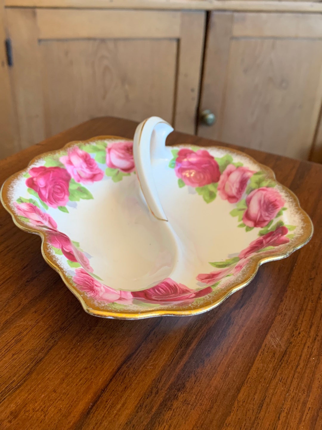 Old English Rose Royal Albert Relish Dish - Etsy