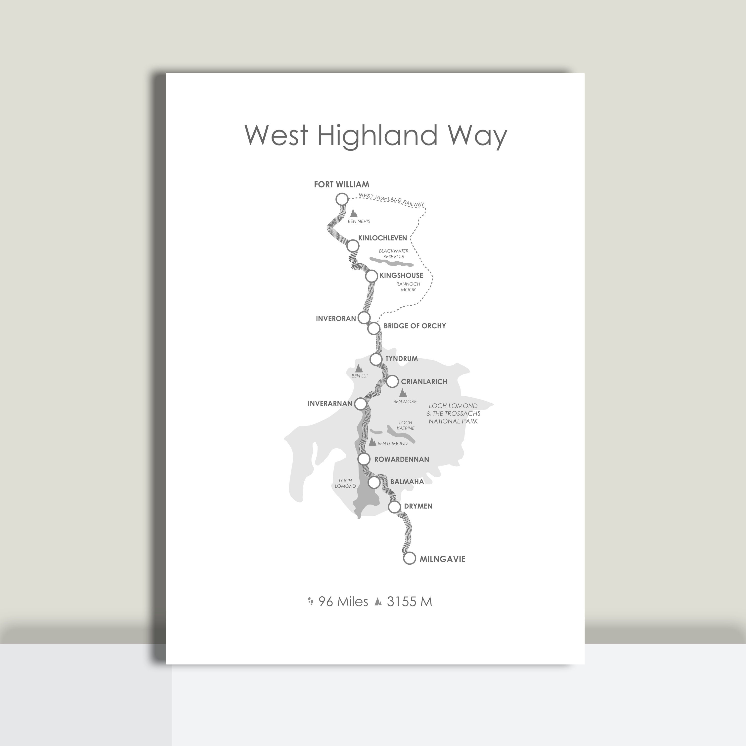 Digital Prints Prints Gift for Walkers Wedding Gift Scotland Print ...