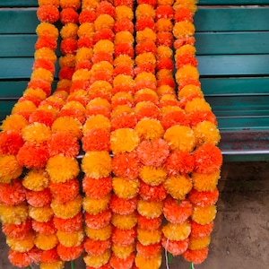 SALE ON Indian Marigold Flower Artificial Decorative Diwali Marigold ...