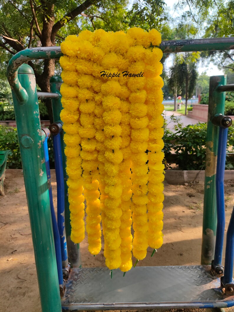 SALE ON Indian Marigold Flower Artificial Decorative Diwali Marigold ...