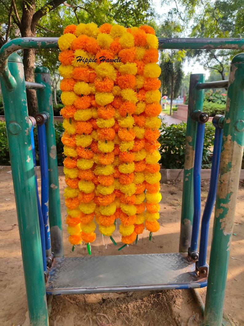 SALE ON Indian Marigold Flower Artificial Decorative Diwali Marigold ...