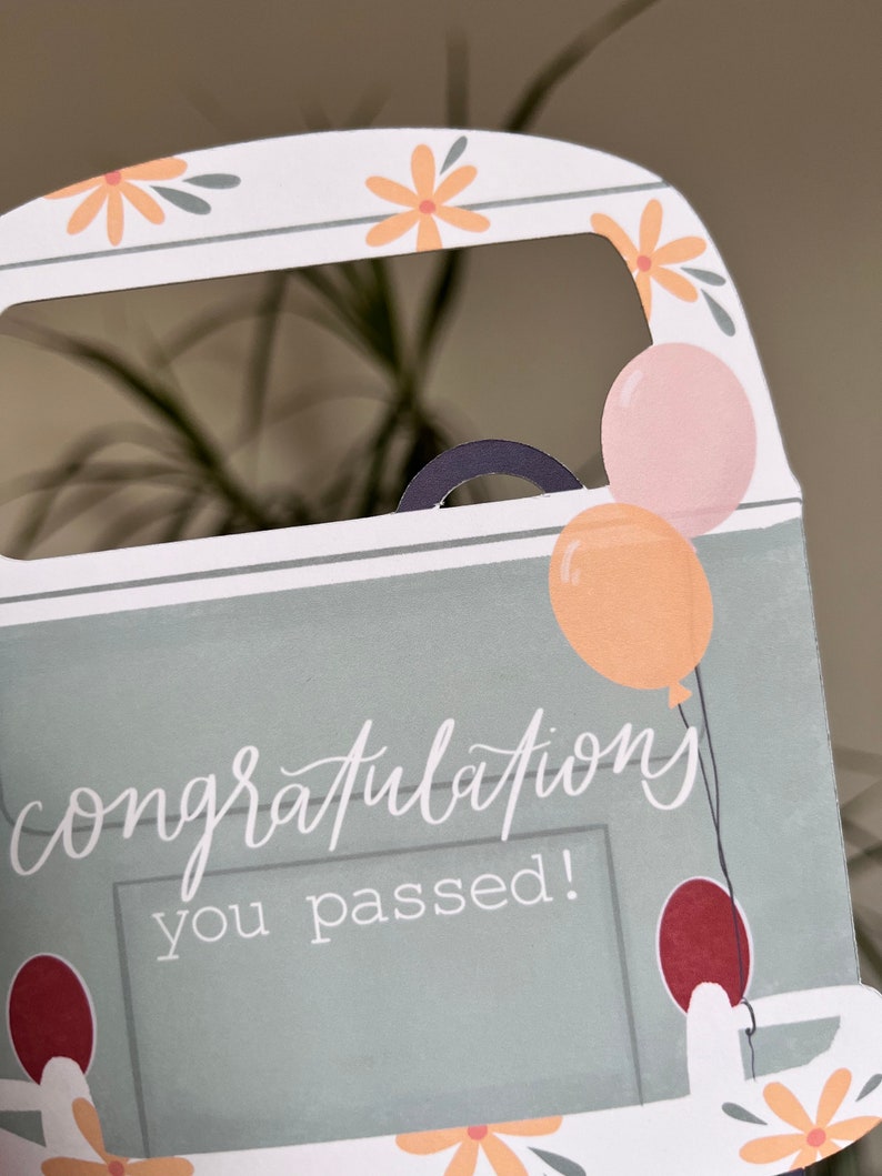 Driving Test Card Congratulation on Passing Your Driving Test Greeting ...