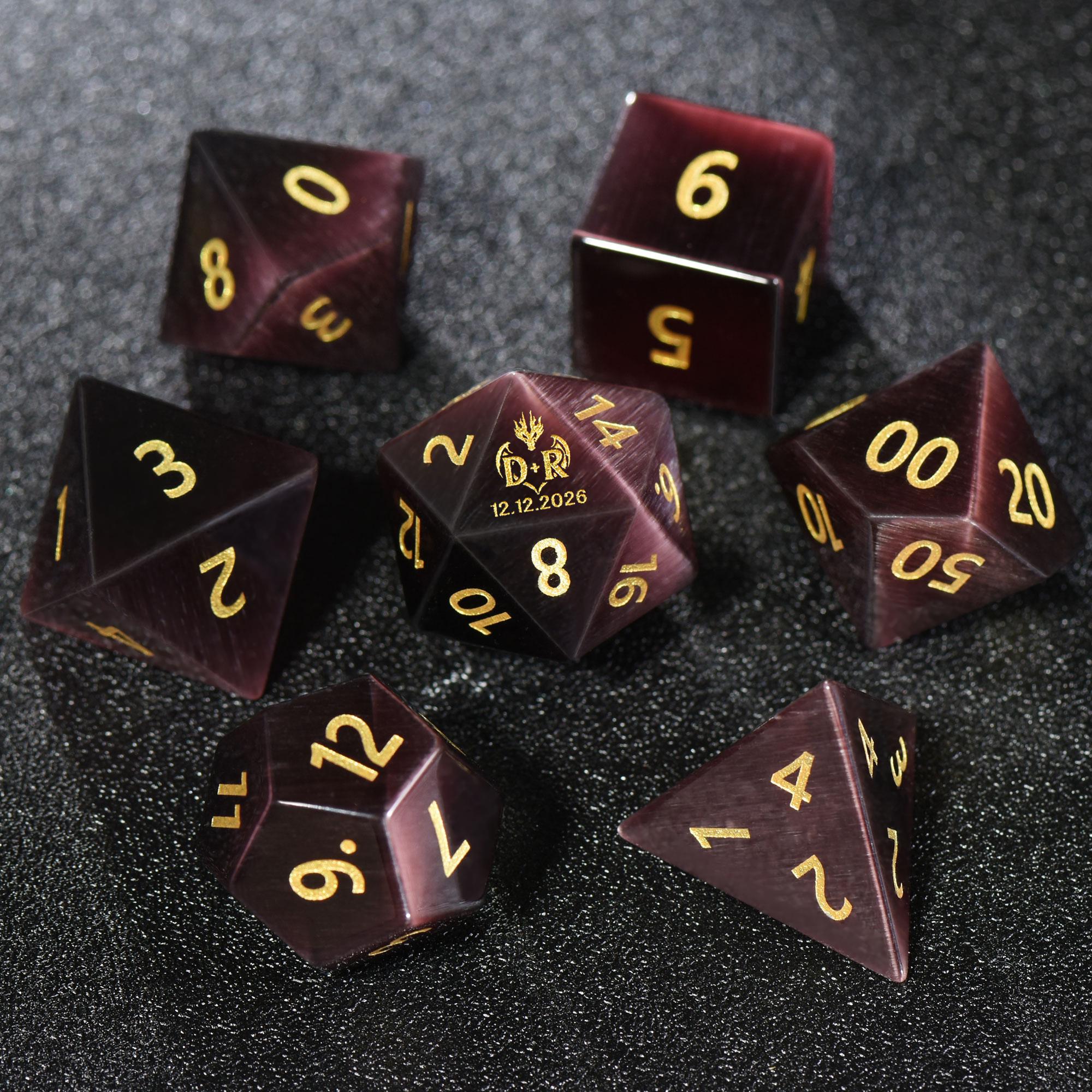 Personalised Wedding Dice - Custom Dnd Gifts, Wedding Gift, Marriage ...