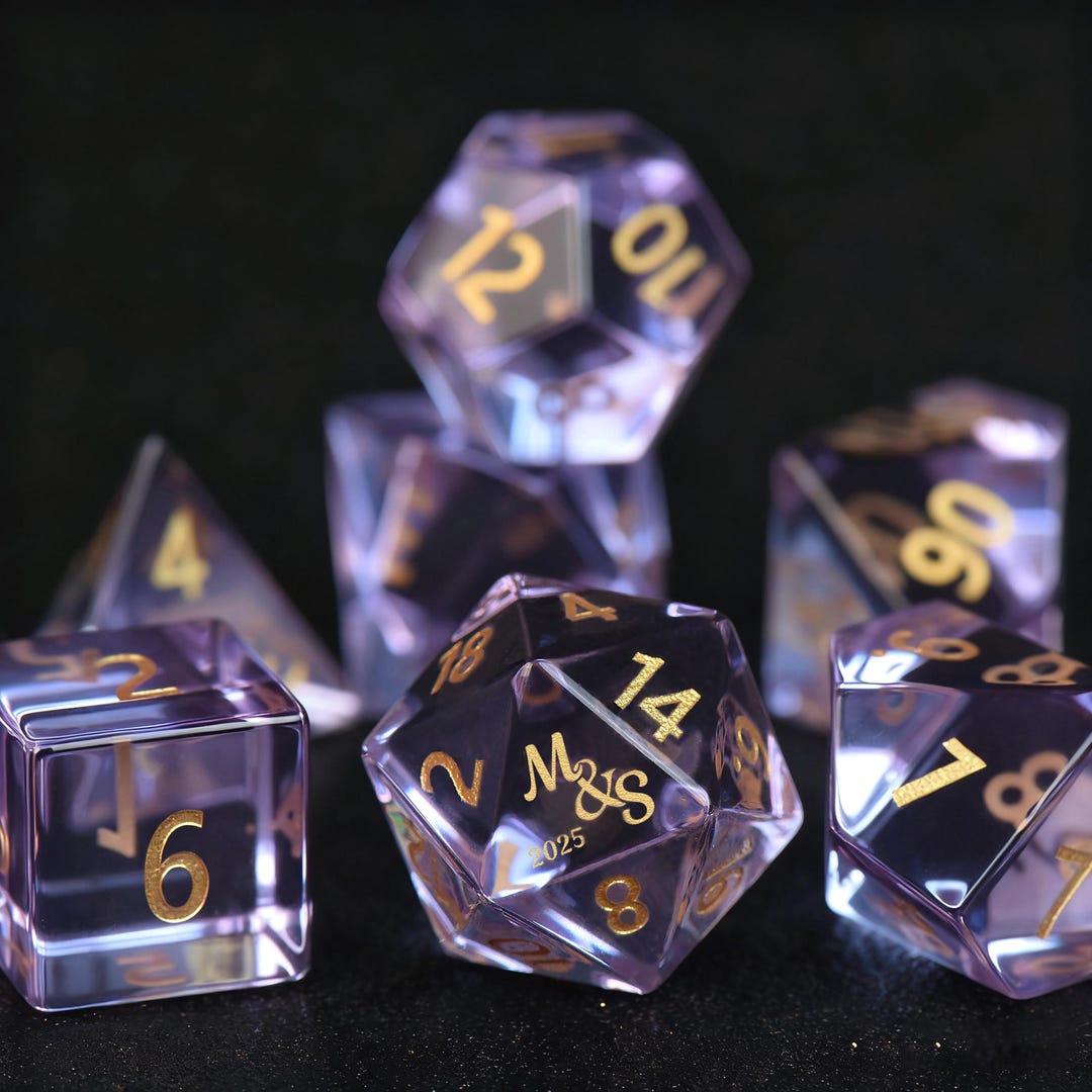 Personalised Wedding Dice - Custom Dnd Gifts, Wedding Gift, Marriage ...