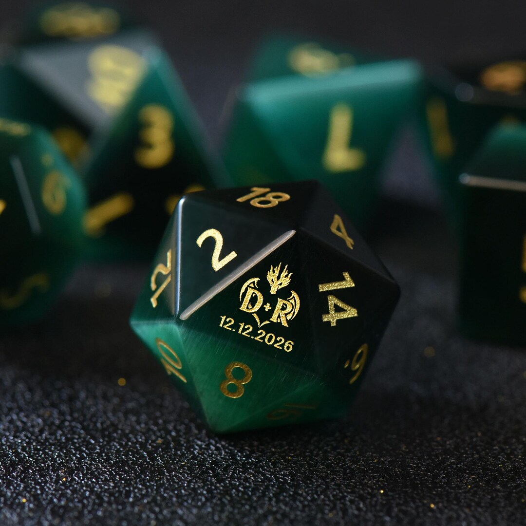Personalised Wedding Dice - Custom Dnd Gifts, Wedding Gift, Marriage ...