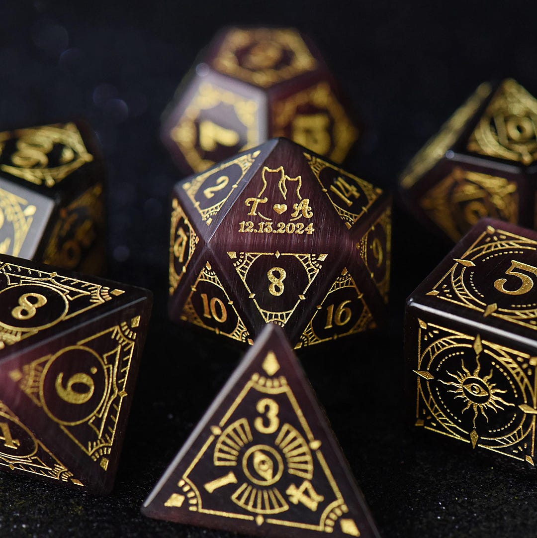 Personalised Wedding Dice - Custom Dnd Gifts, Wedding Gift, Marriage ...