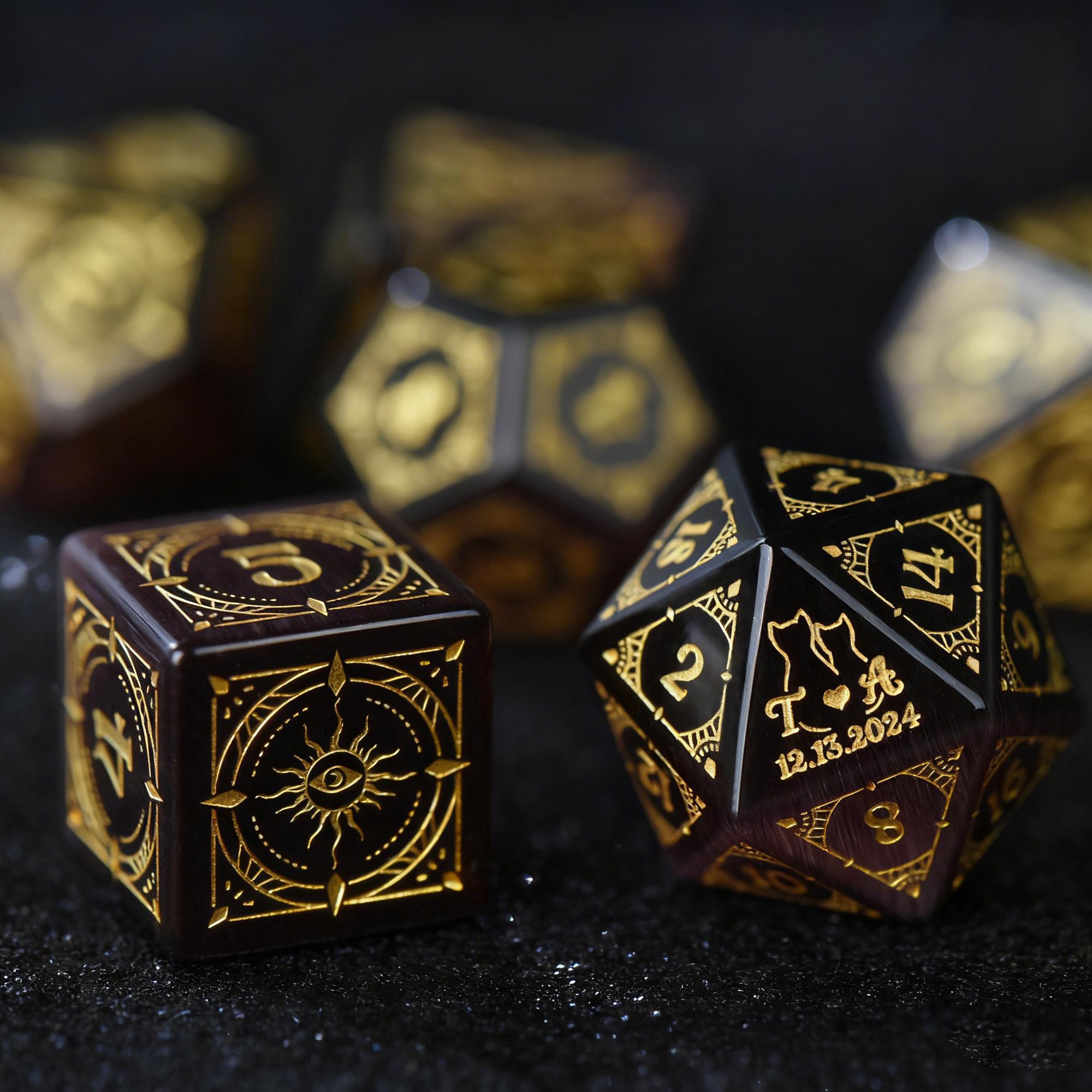 Personalised Wedding Dice - Custom Dnd Gifts, Wedding Gift, Marriage ...