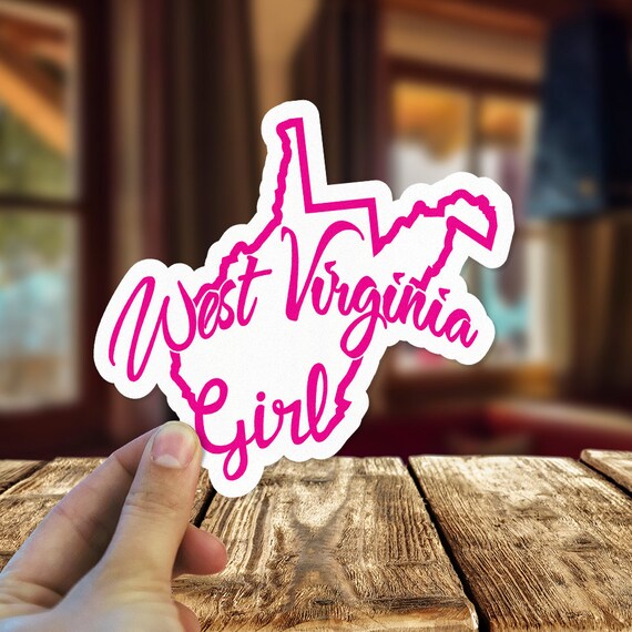 West Virginia Girl Sticker / Decal - Etsy