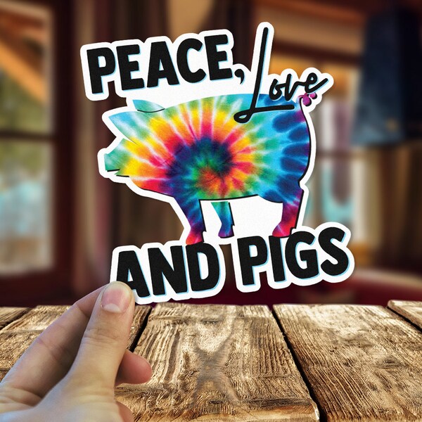 Pig Sticker Decal - Etsy