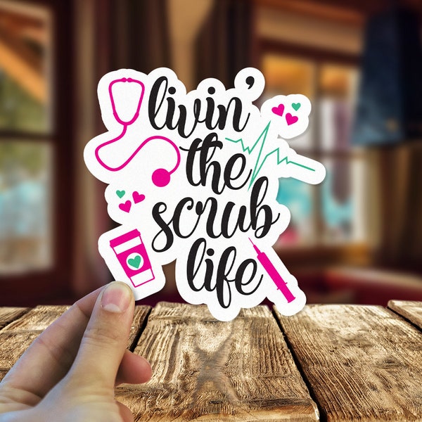 Livin the Scrub Life - Etsy
