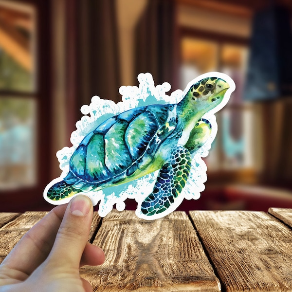 Sea Turtle Decal - Etsy