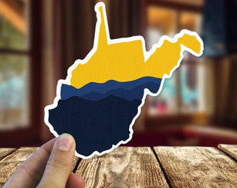 Blue and Gold Wv | Etsy