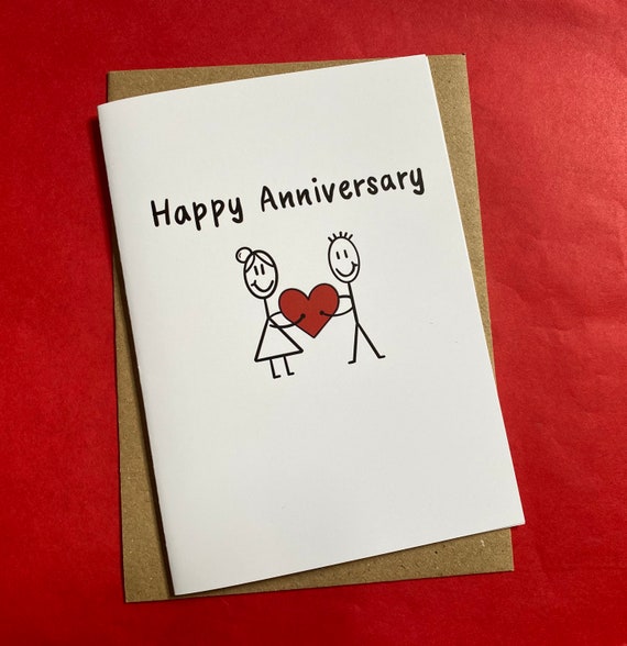 Happy Anniversary Card | Etsy
