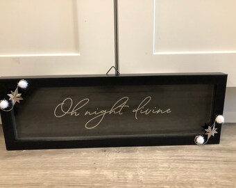 Oh Night Divine Sign - Etsy