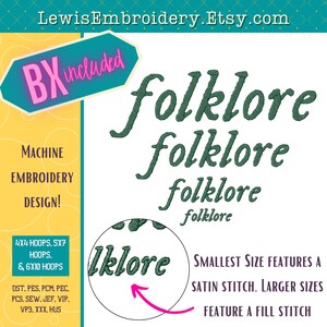 Folklore Embroidery Font - Fantasy Embroidery Font - BX Font - D&D Font ...